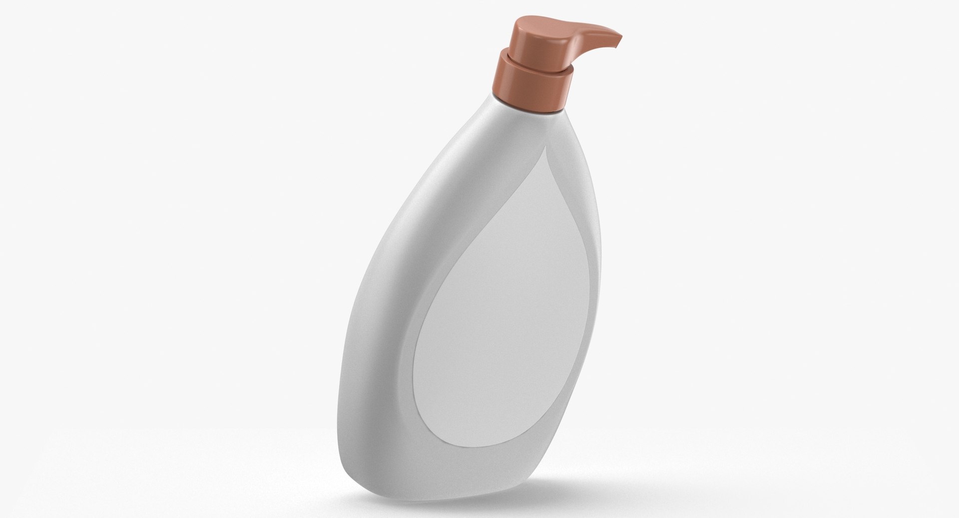 3D Body Wash Containers Type 03 Blank and Generic Label model ...