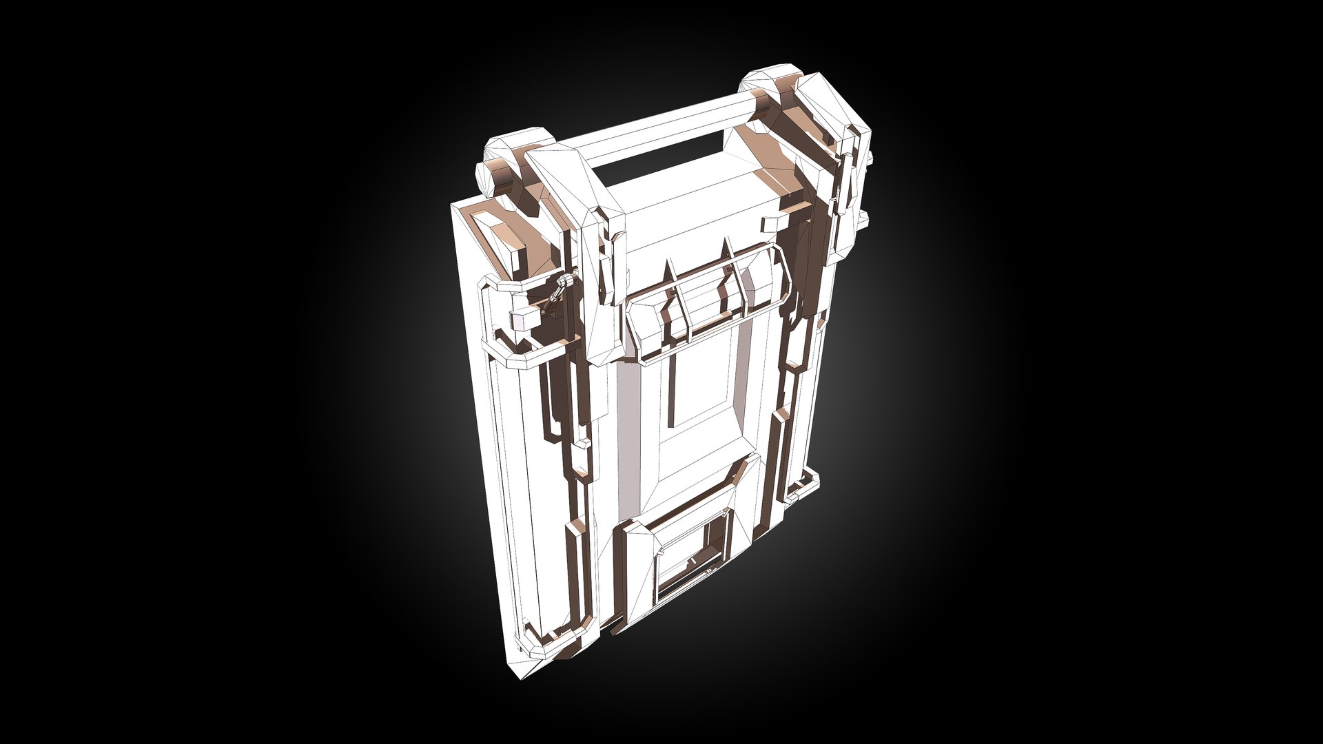 Technical Door 3D Model - TurboSquid 1533874