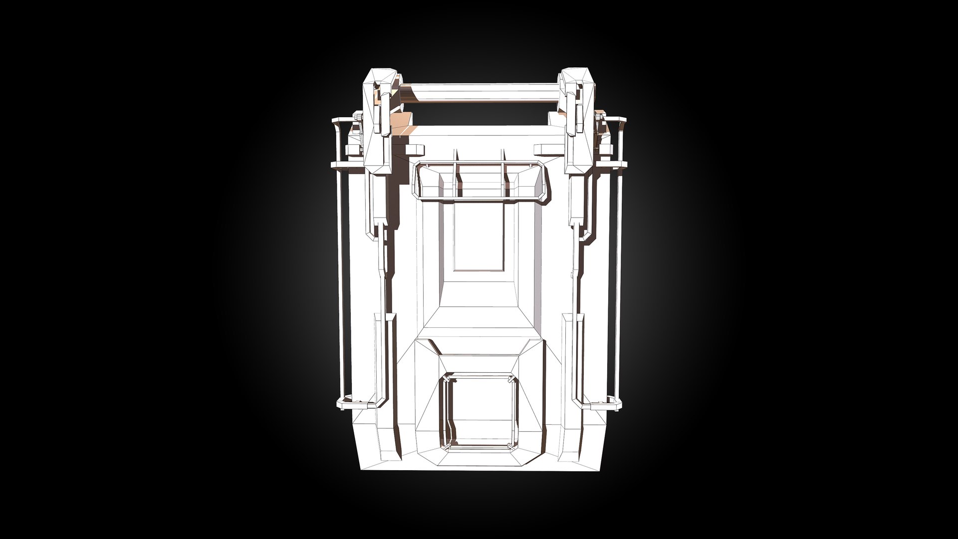 Technical Door 3D Model - TurboSquid 1533874