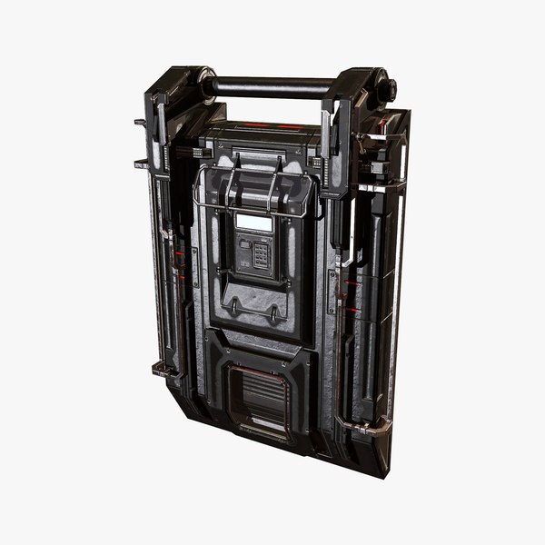 Technical door 3D model - TurboSquid 1533874