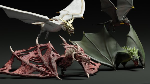 modelo 3d Megapaquete de dragones - TurboSquid 2317473