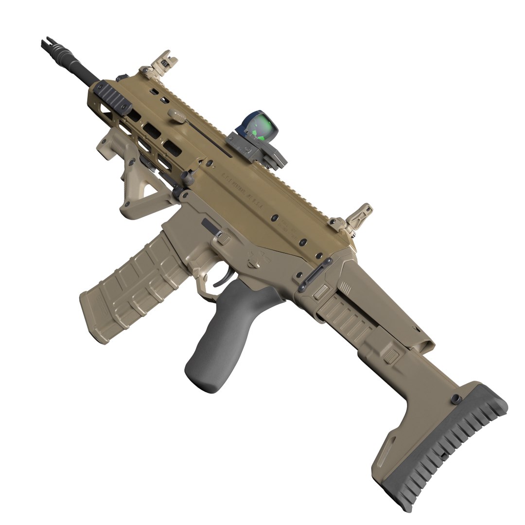 3d Highpoly Rifle Acr Model