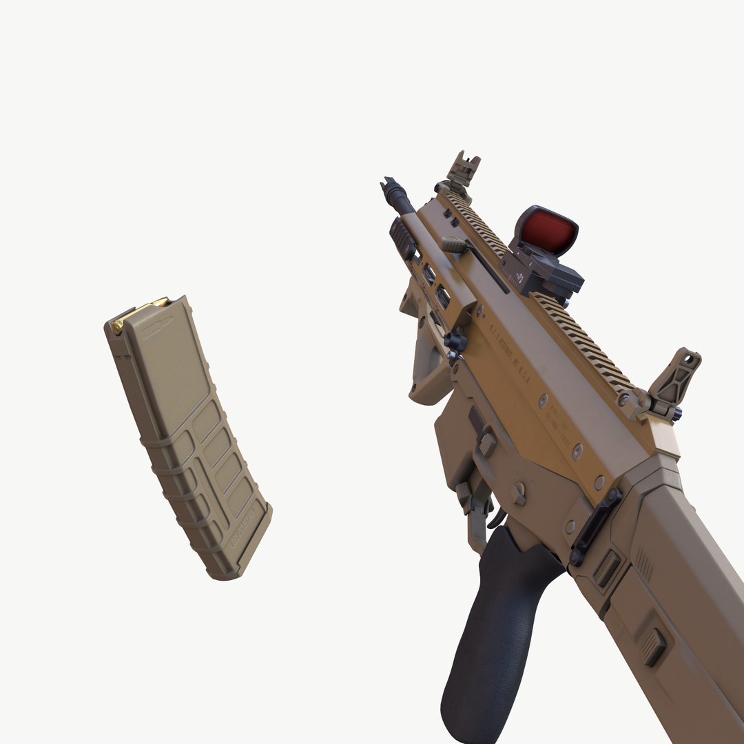 3d Highpoly Rifle Acr Model