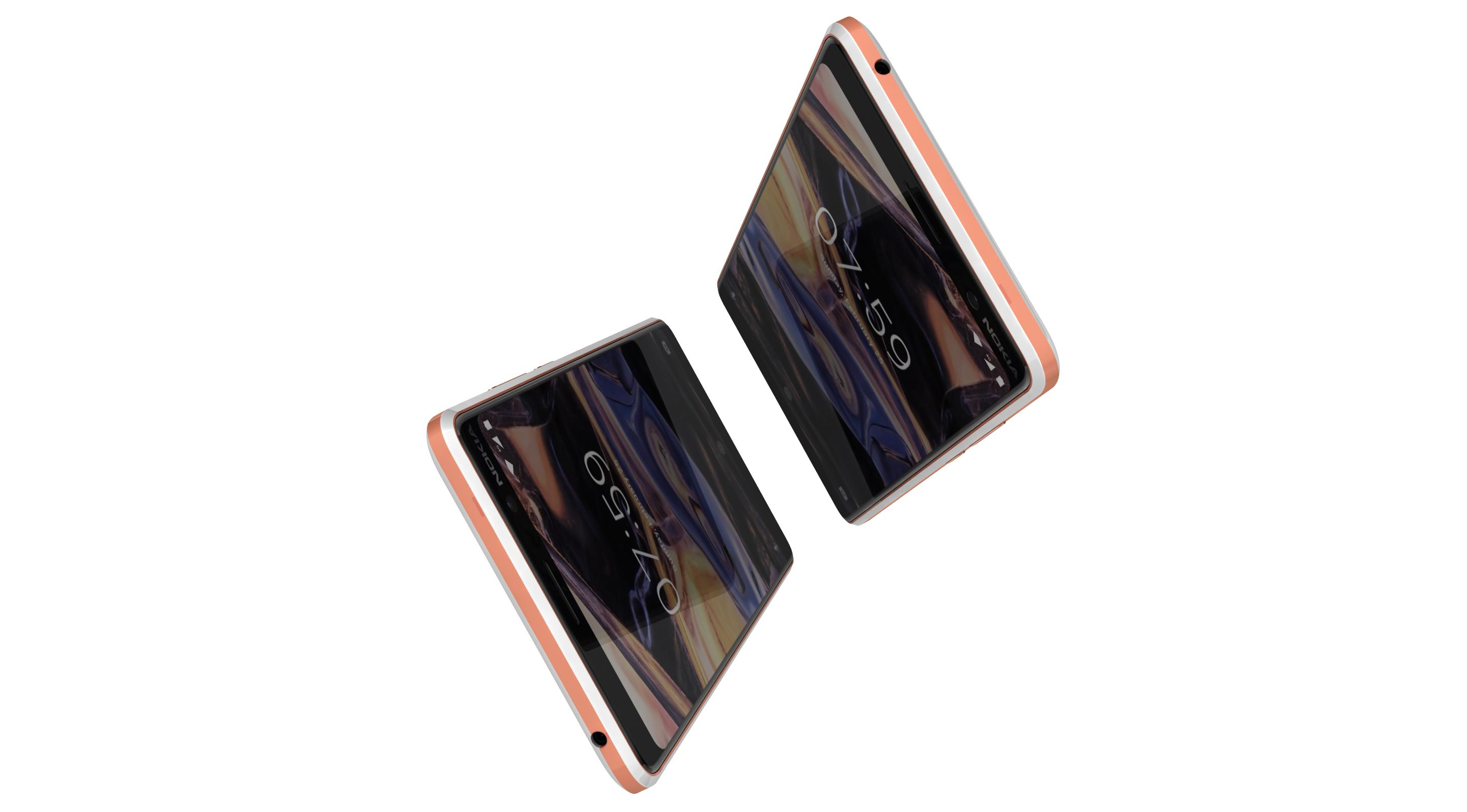 Nokia 7 white copper model - TurboSquid 1266122