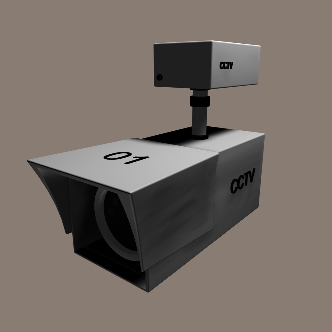 3d Security Camera Model