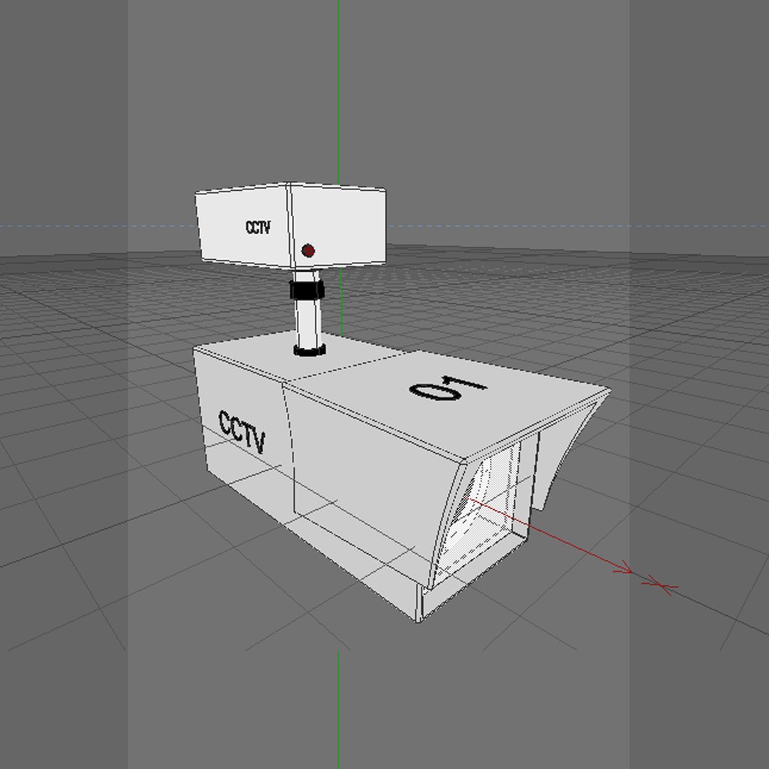 3d Security Camera Model