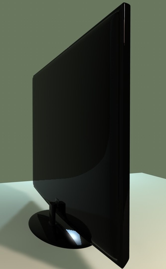 3d Model Plasma Tv Screen