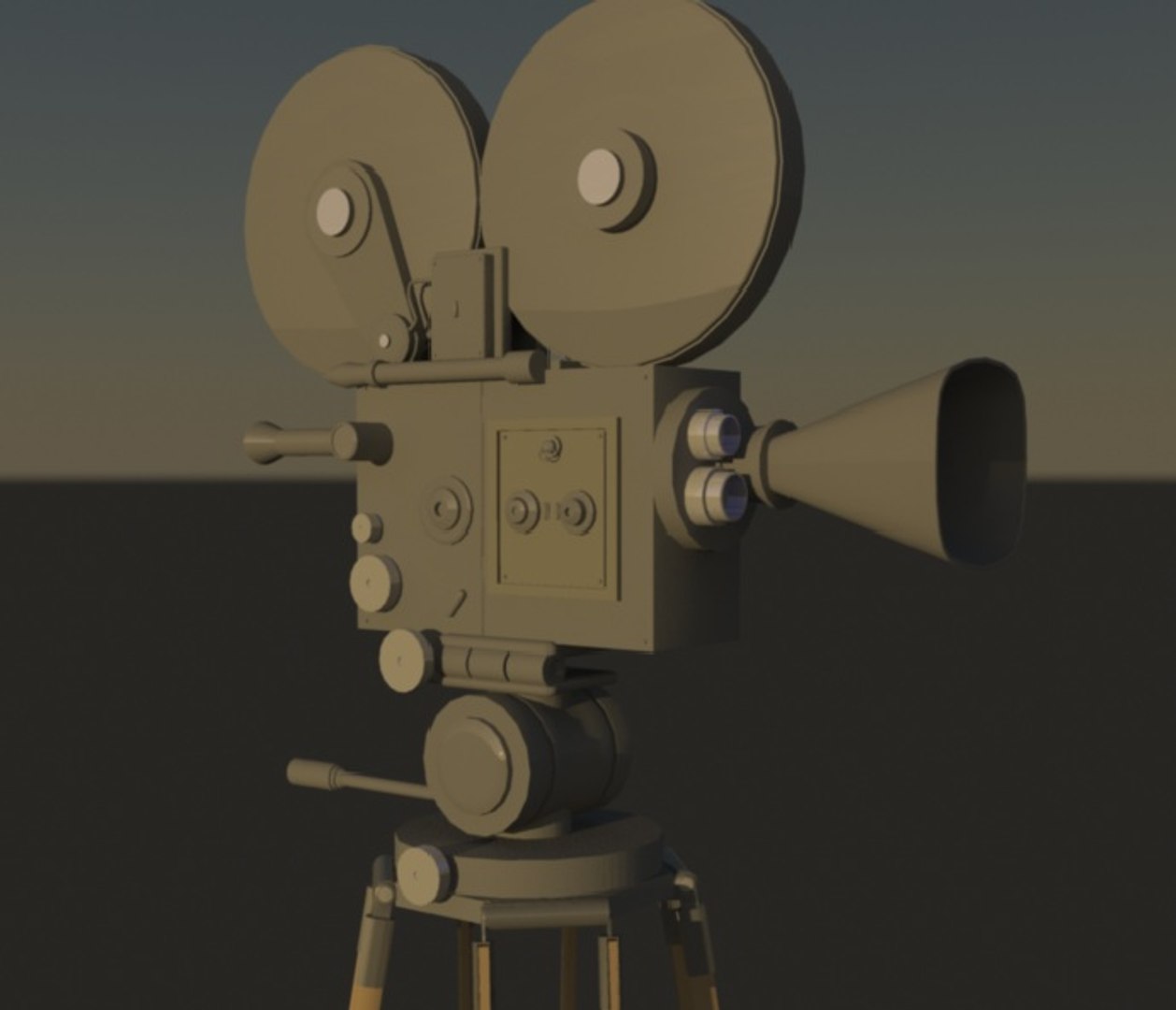 Classic Film Camera 3d Model