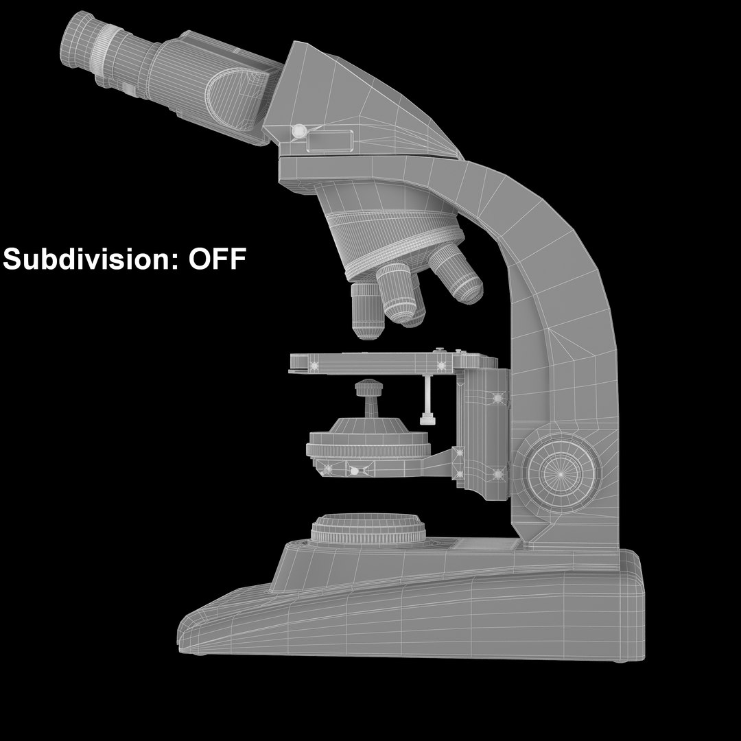 Equipment Science Microscope Obj