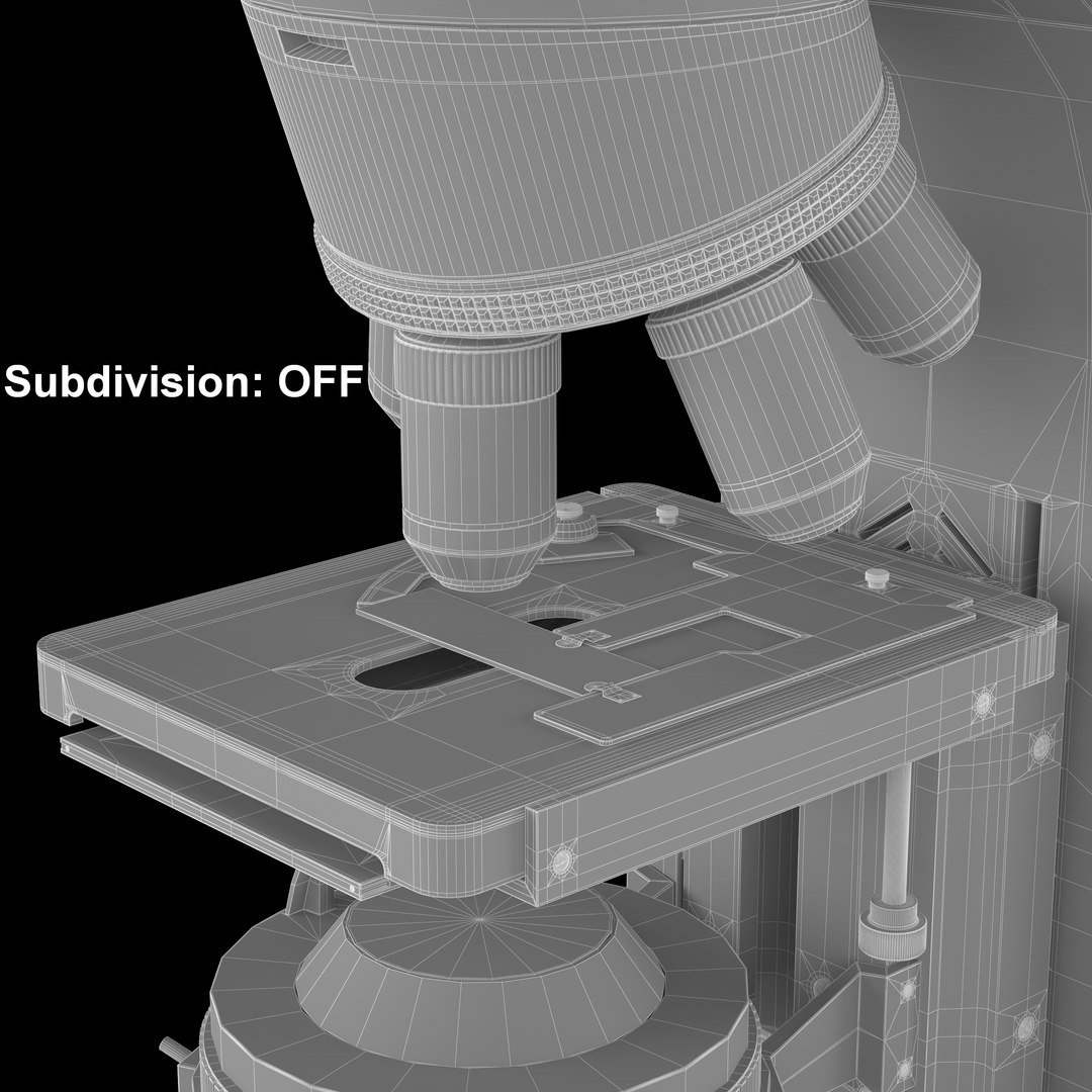 Equipment Science Microscope Obj