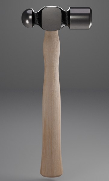 3D ball peen hammer model - TurboSquid 1439271
