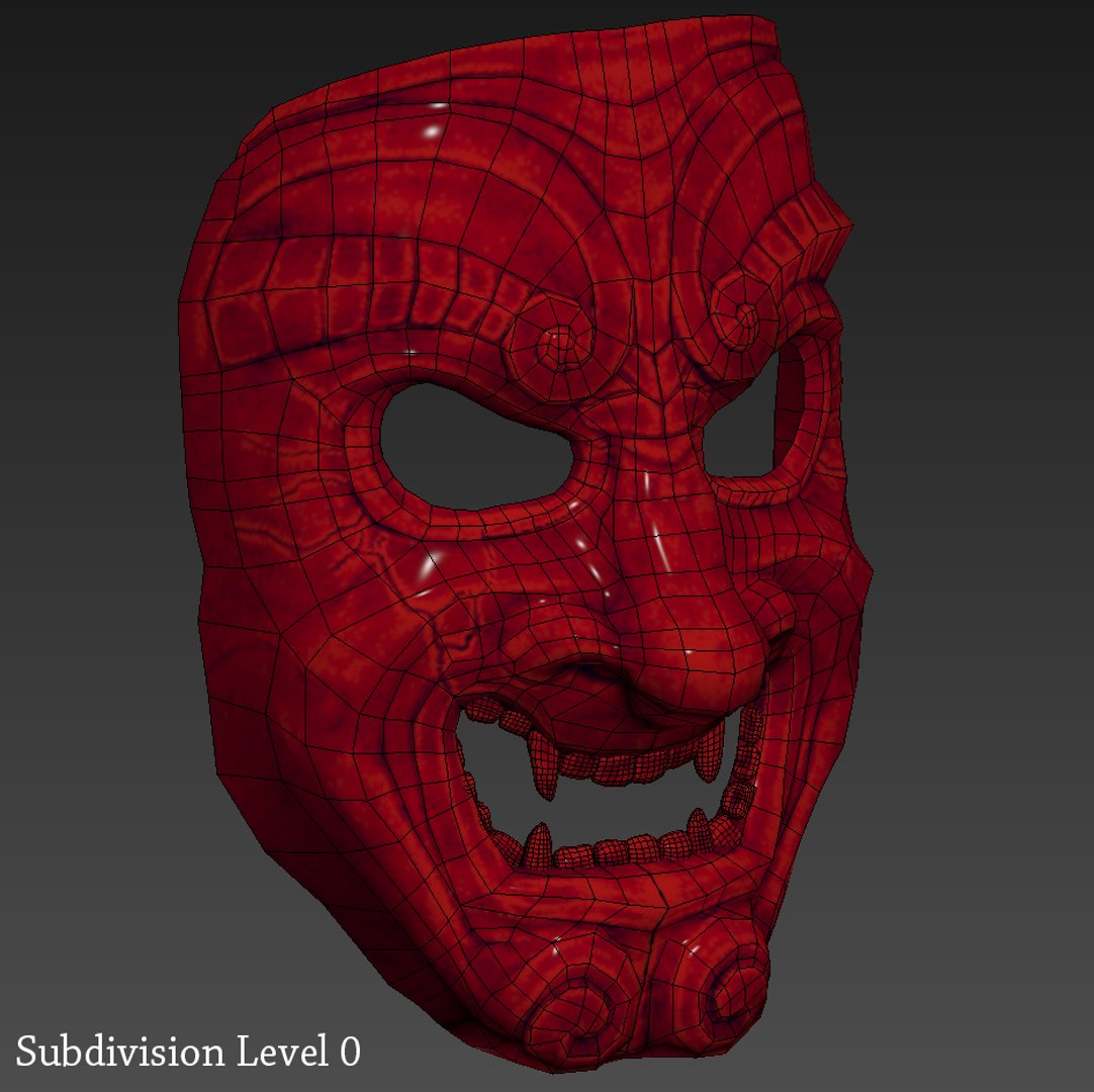 3D Samurai Mask - TurboSquid 1177431