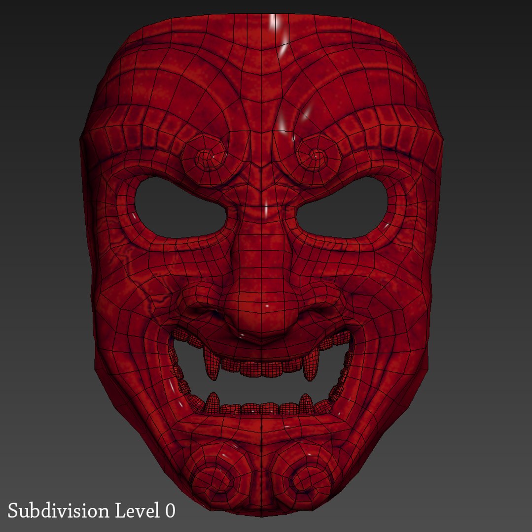 3D Samurai Mask - TurboSquid 1177431