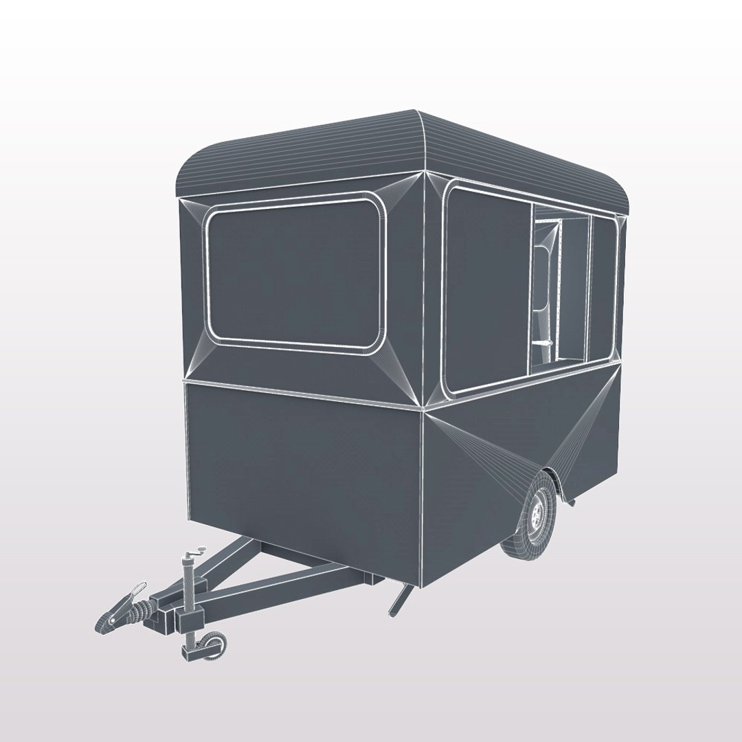 3ds Ice Cream Trailer