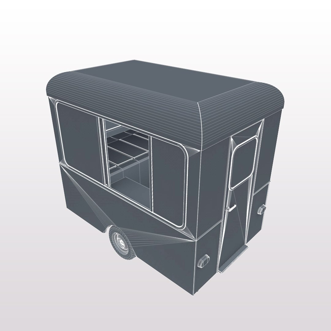 3ds Ice Cream Trailer