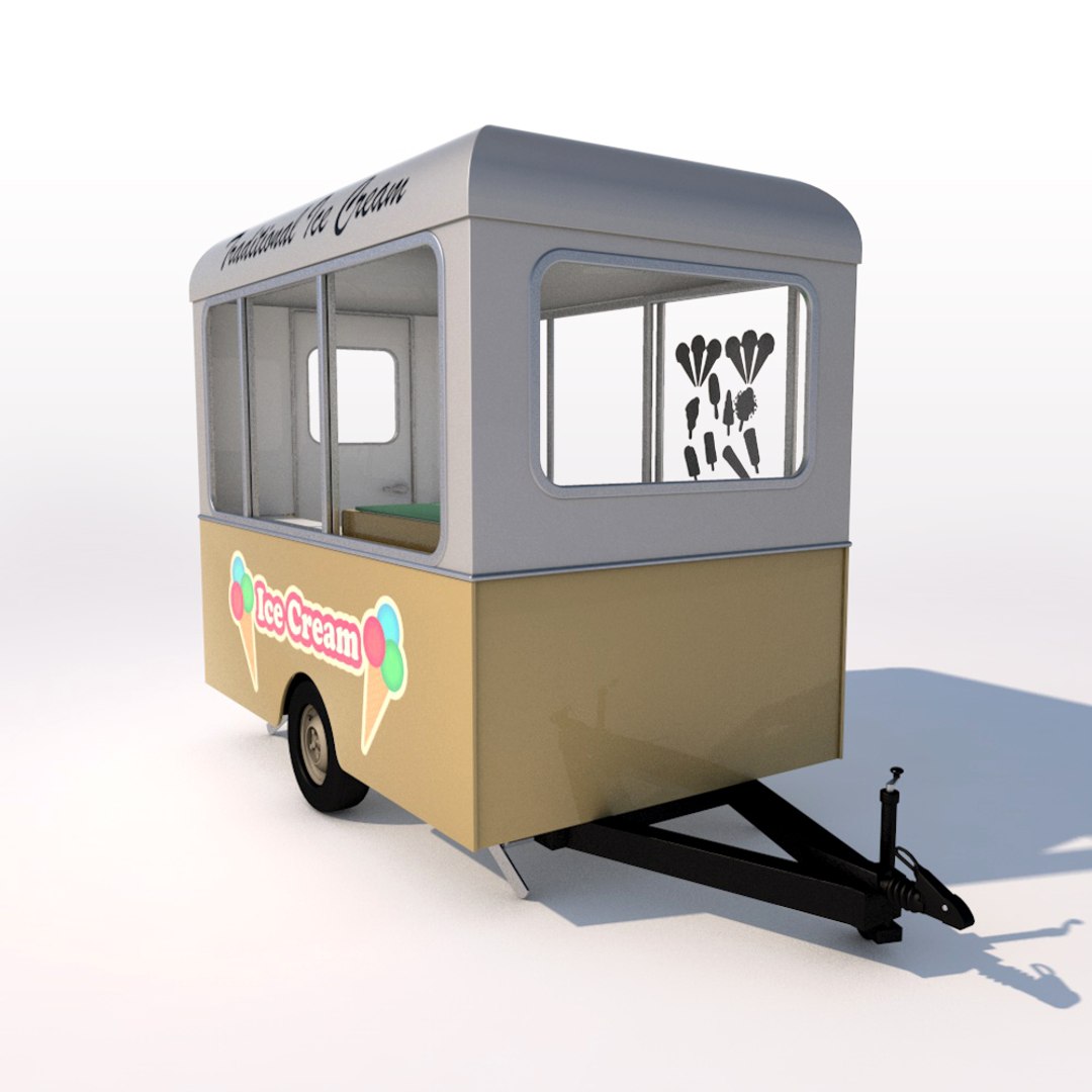 3ds Ice Cream Trailer