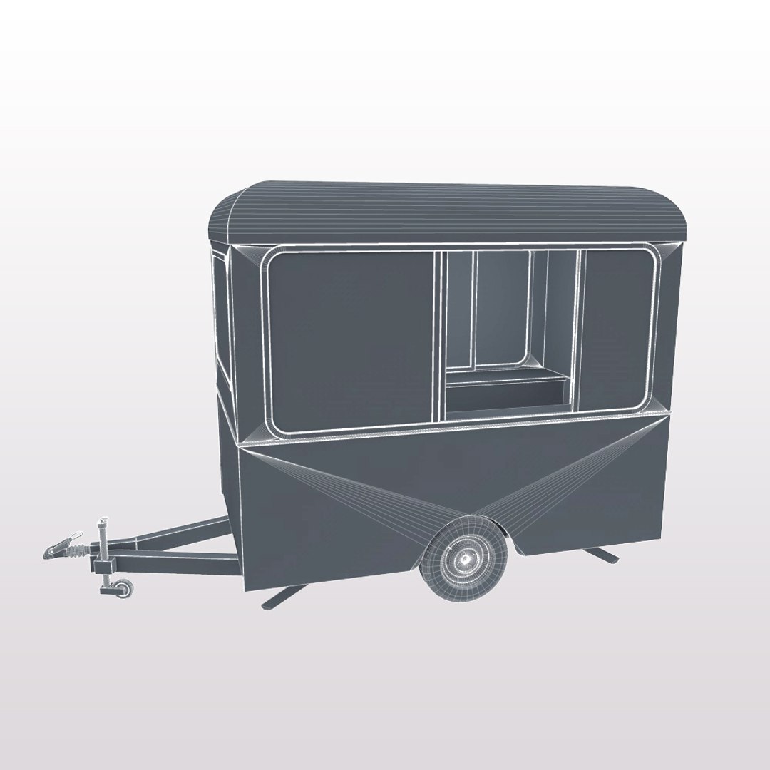 3ds Ice Cream Trailer