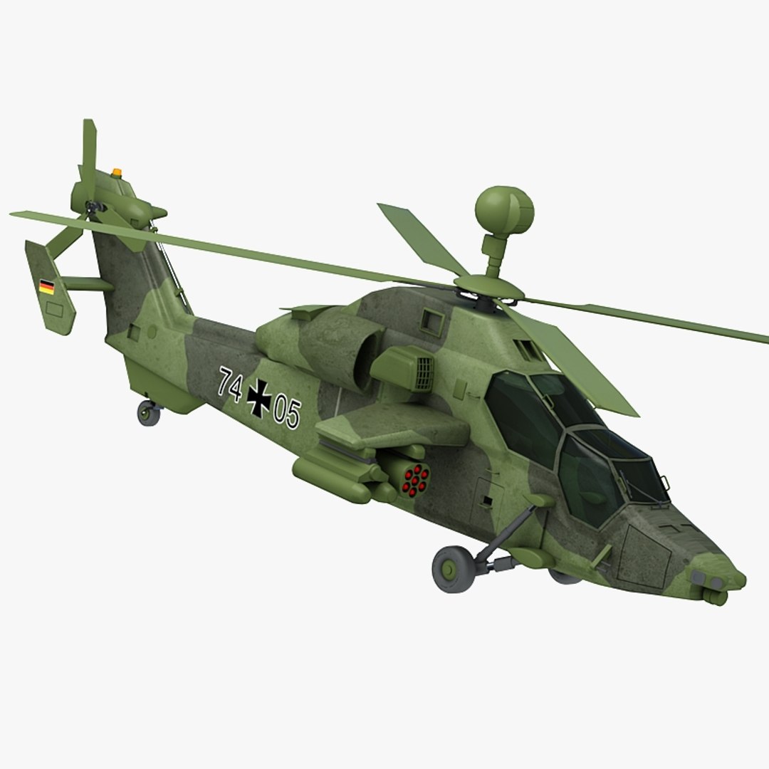Eurocopter Tiger Uht 3d Model