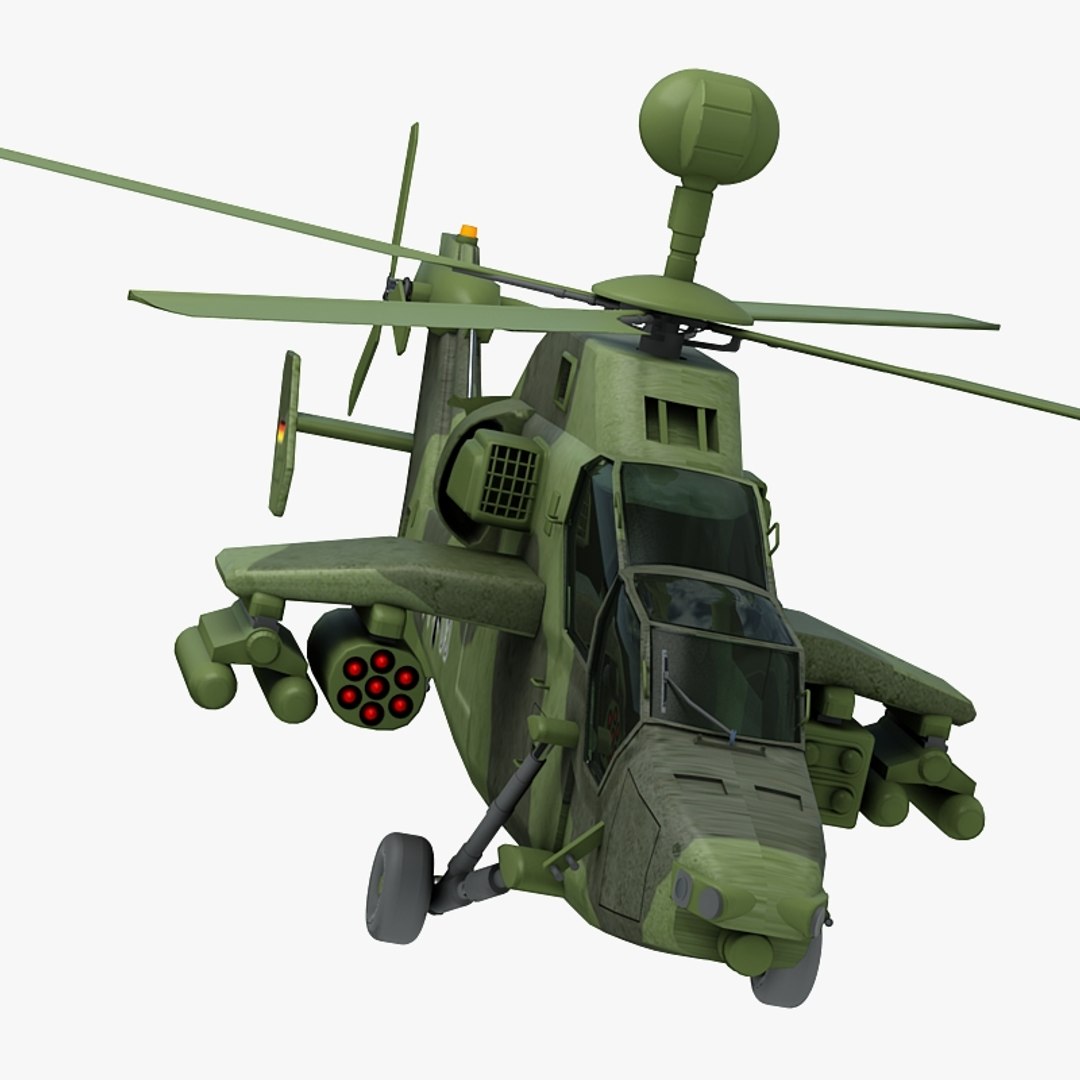 Eurocopter Tiger Uht 3d Model