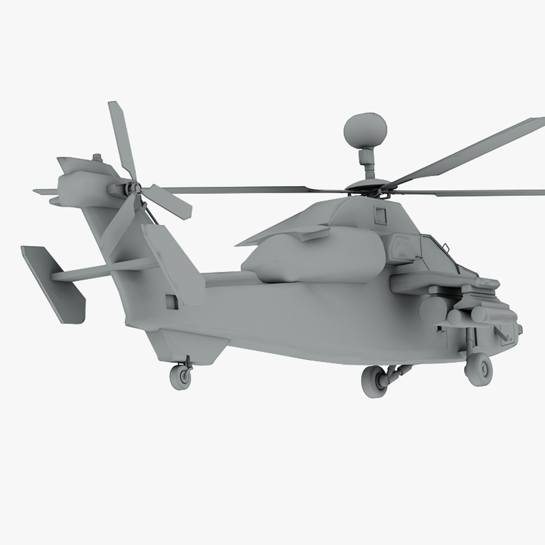 Eurocopter Tiger Uht 3d Model