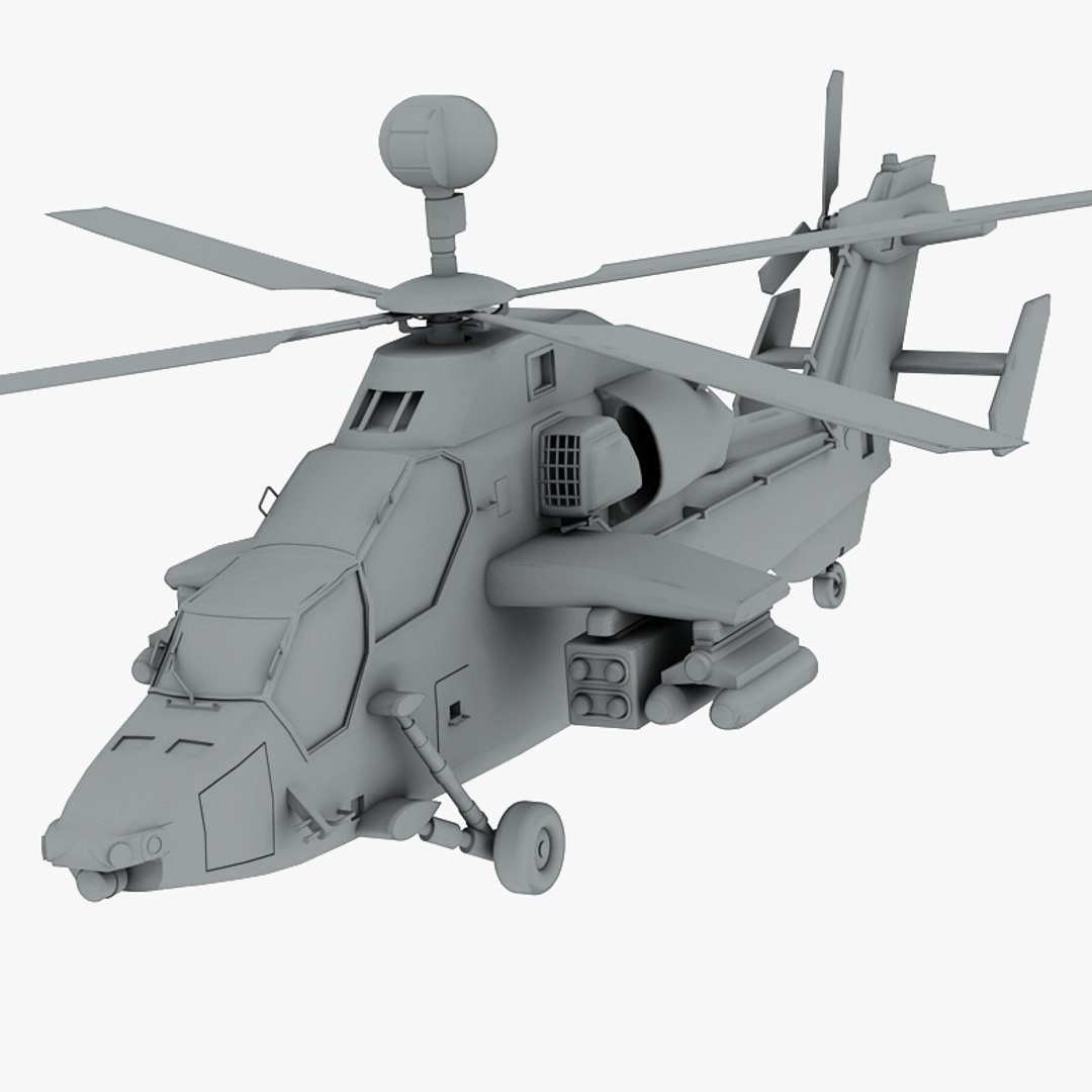 Eurocopter Tiger Uht 3d Model