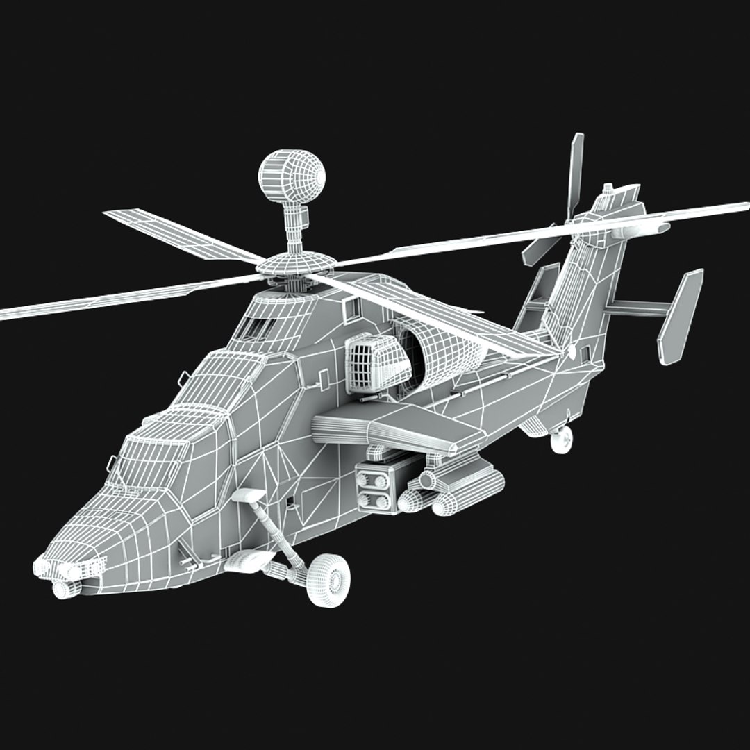 Eurocopter Tiger Uht 3d Model