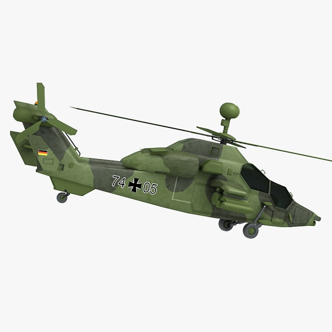 Eurocopter Tiger Uht 3d Model