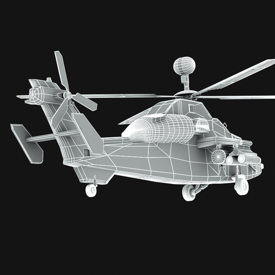 Eurocopter Tiger Uht 3d Model