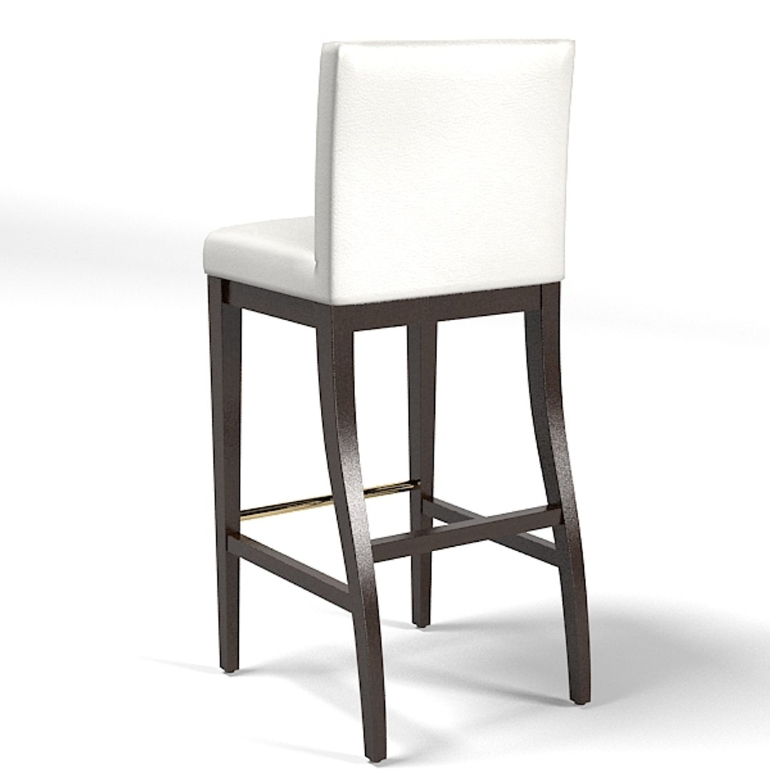 3d bar stool modern model