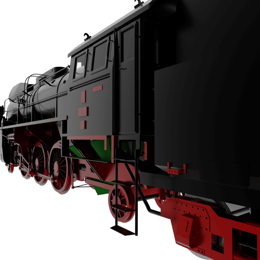 3D Pkp Ol49 Steam Train - TurboSquid 1378726