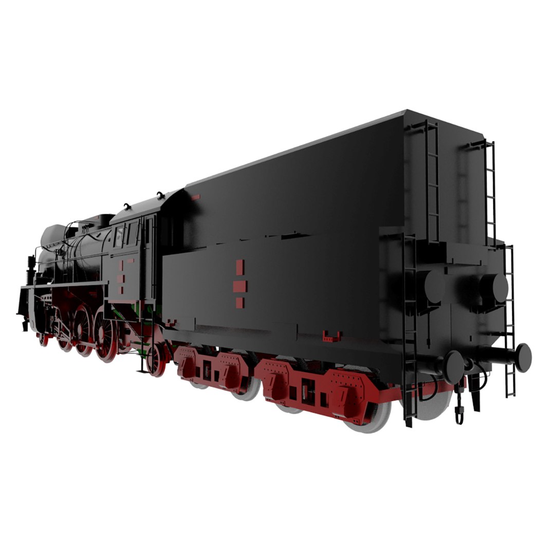 3D Pkp Ol49 Steam Train - TurboSquid 1378726