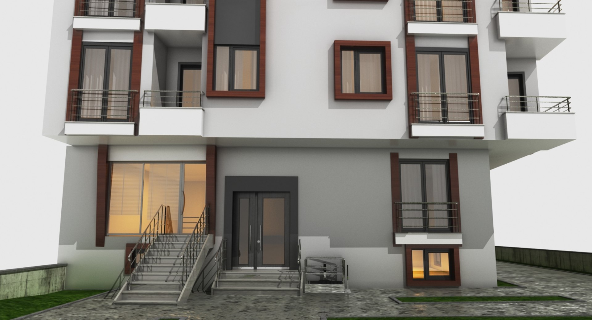 3D realistic building model - TurboSquid 1382023