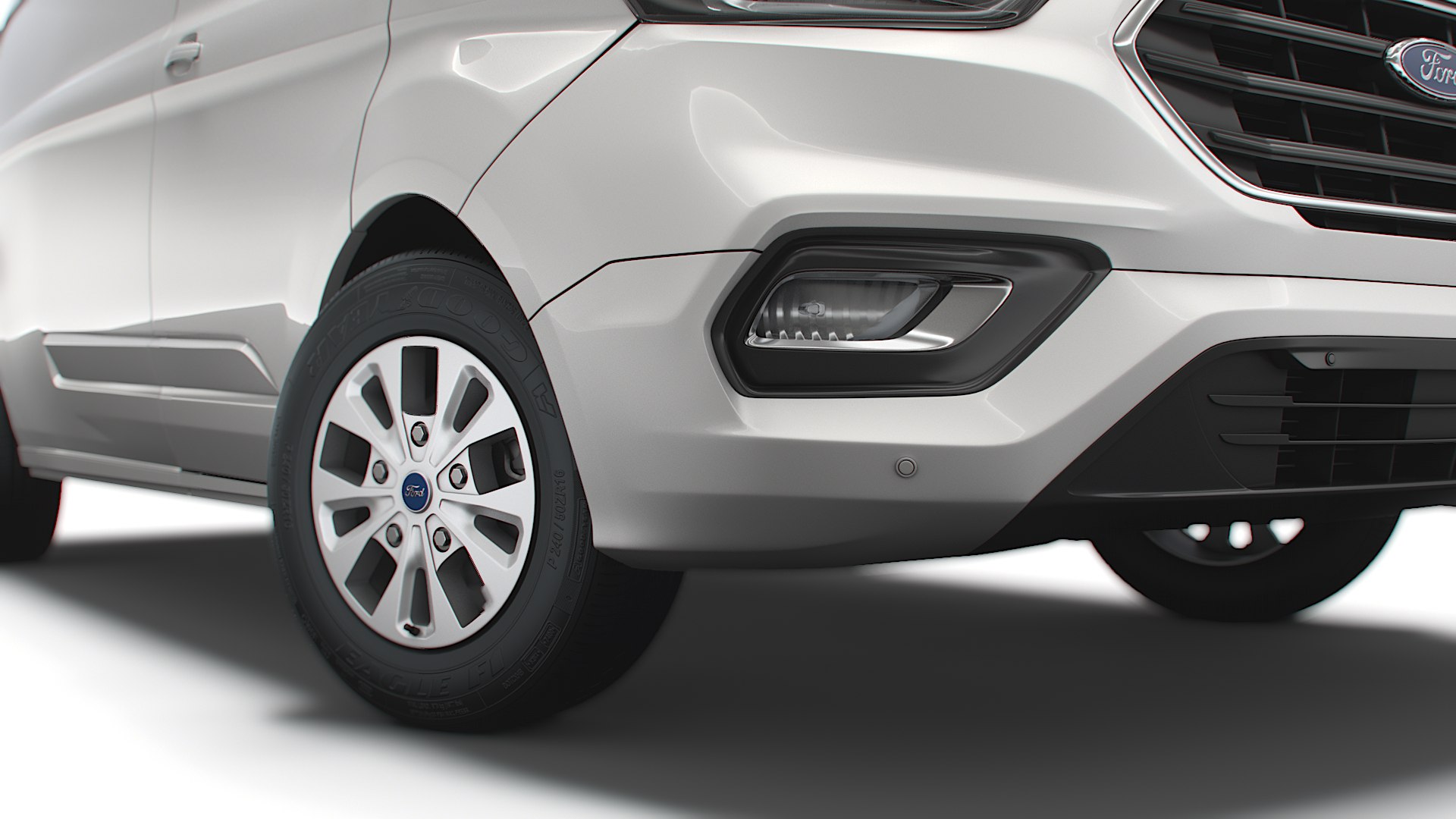 3D Model Transit Custom Limited Uk - TurboSquid 1656730