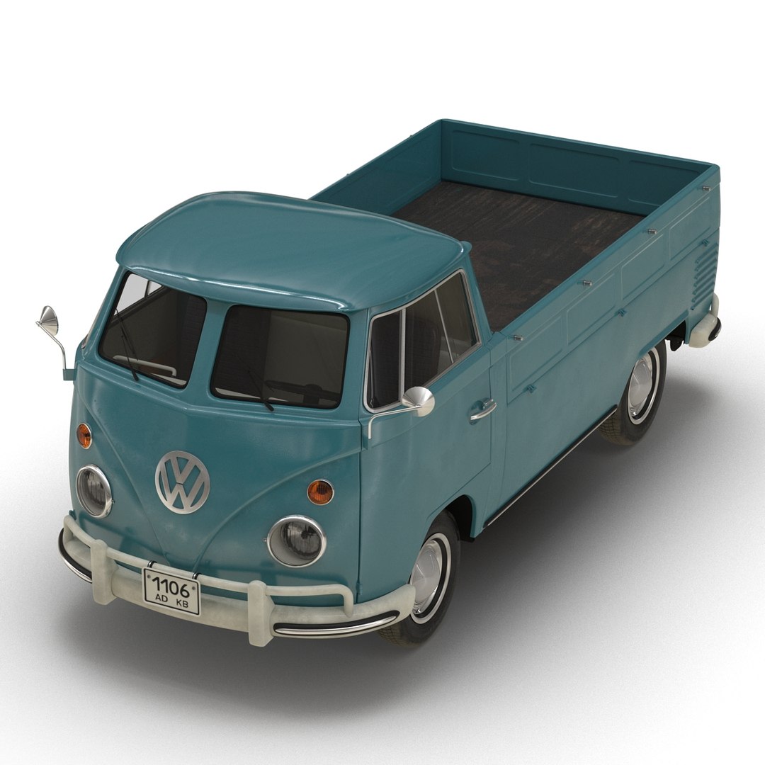 3d volkswagen type 2 single model