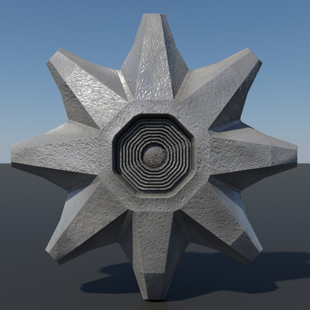 Ufo Structure 3d Model