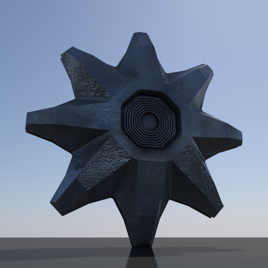 Ufo Structure 3d Model