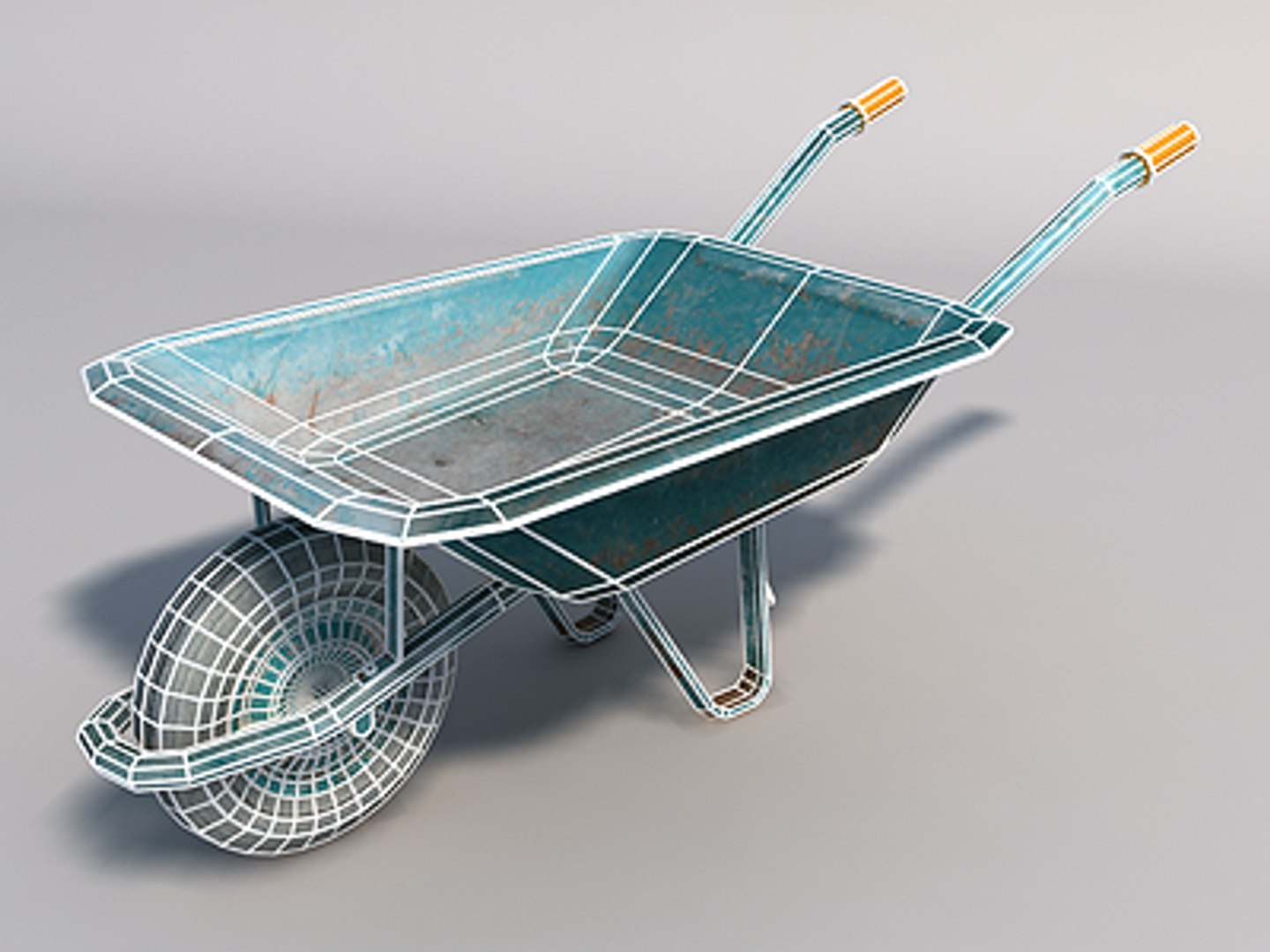 3d Model Wheelbarrow Games Simulation