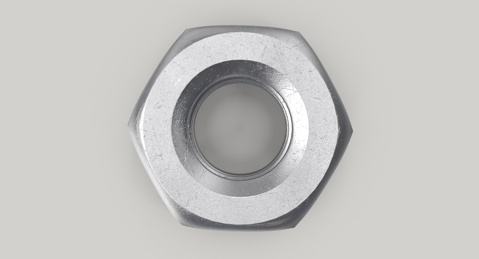 3d Hex-nut---medium