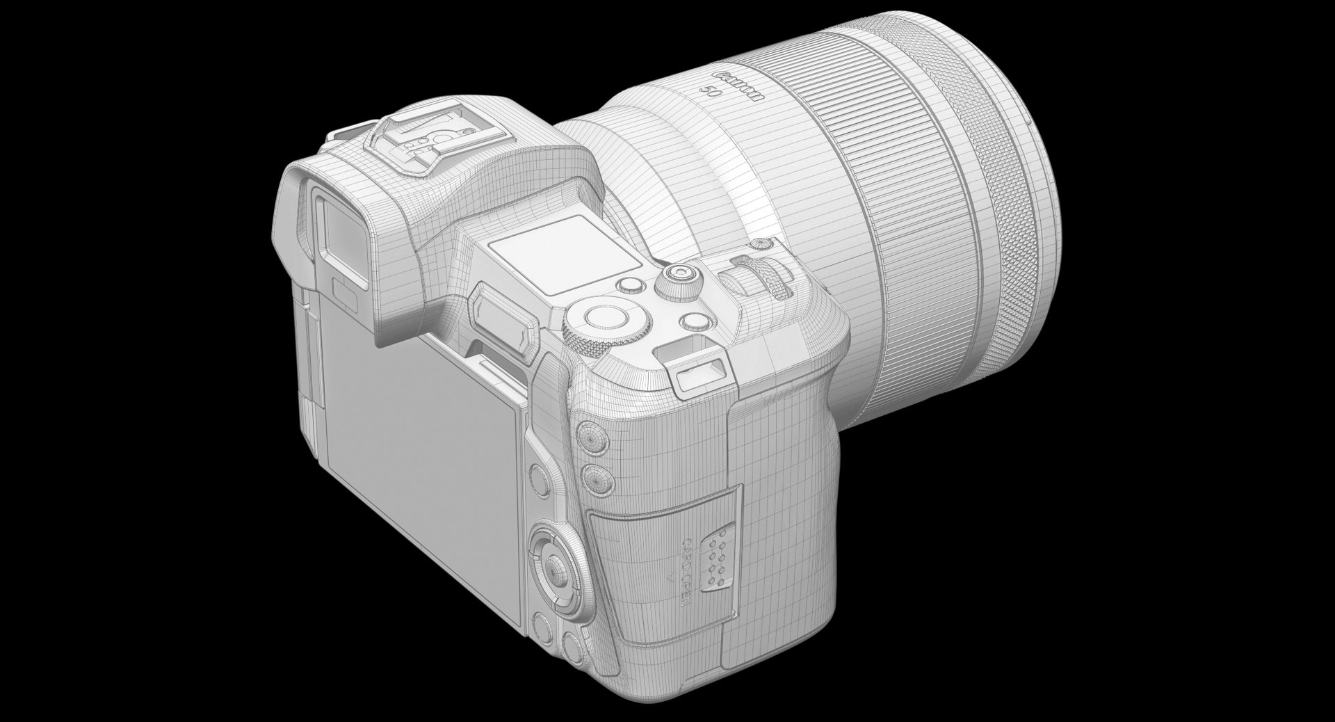 Photoreal Canon Eos R 3D Model - TurboSquid 1355509
