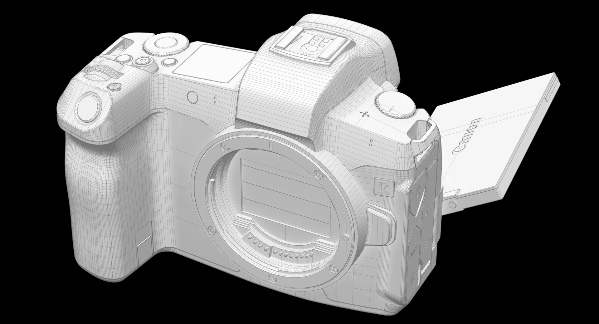 Photoreal Canon Eos R 3D Model - TurboSquid 1355509