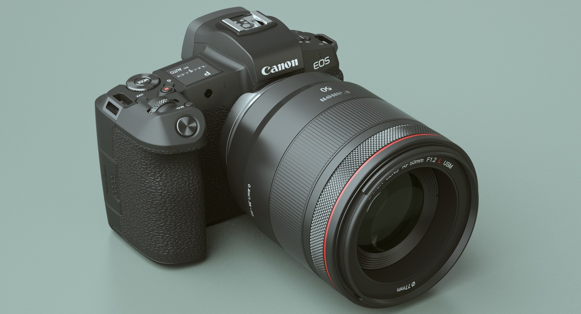 Photoreal Canon Eos R 3D Model - TurboSquid 1355509