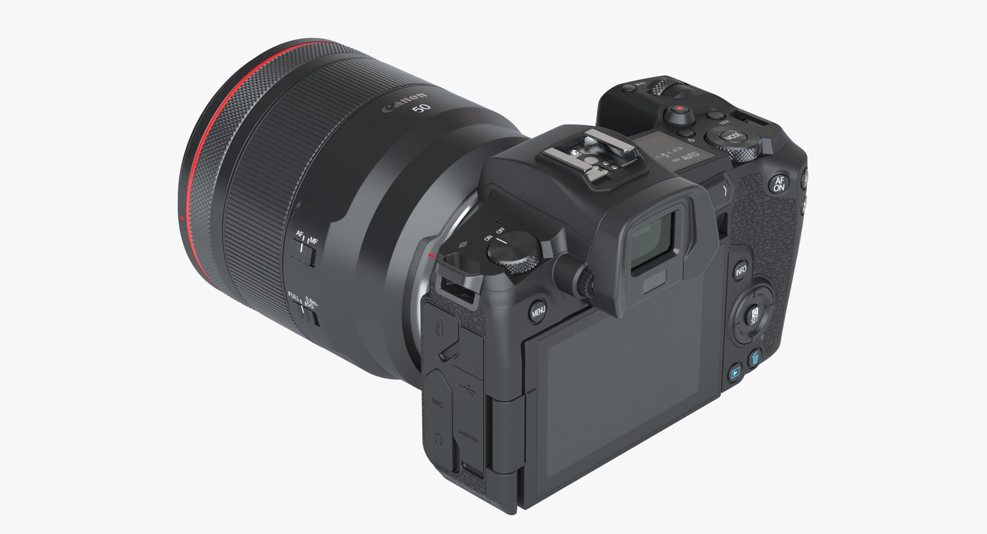 Photoreal Canon Eos R 3D Model - TurboSquid 1355509