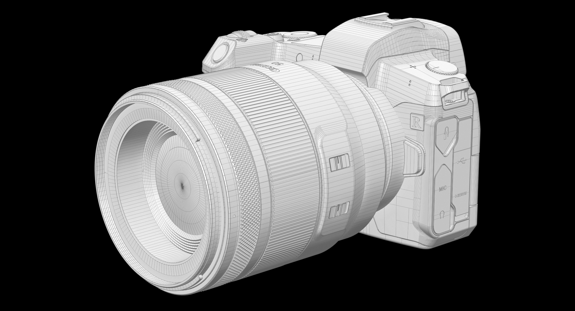 Photoreal canon eos r 3D model - TurboSquid 1355509