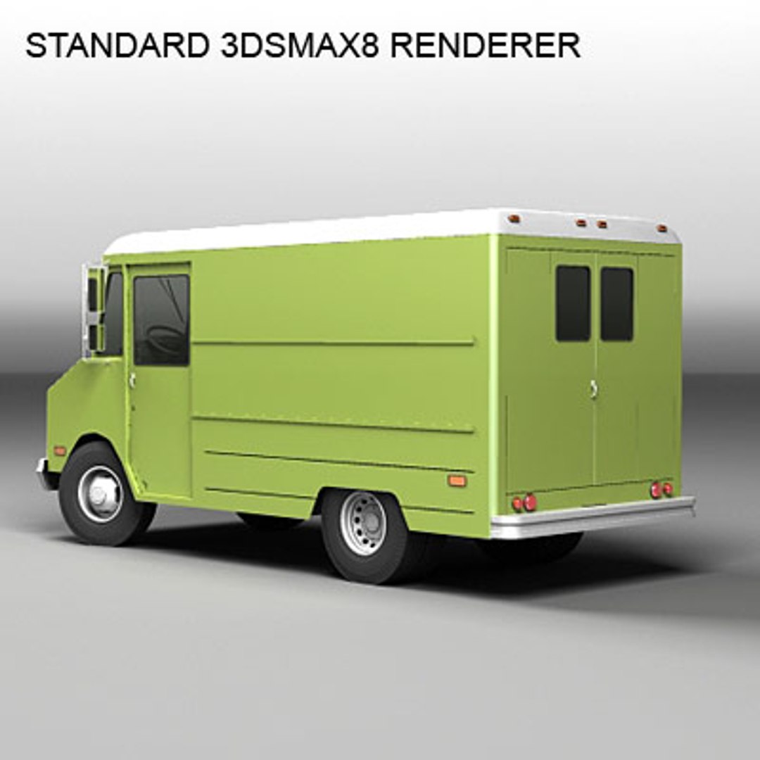 3d Model Classic Step Van