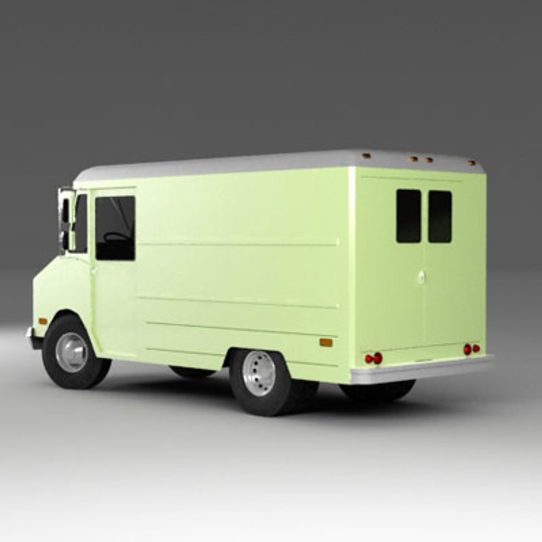 3d Model Classic Step Van