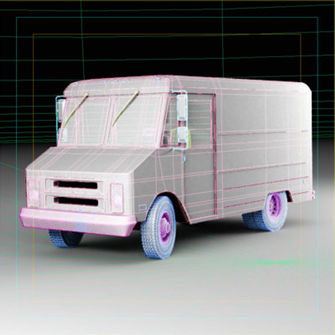 3d Model Classic Step Van