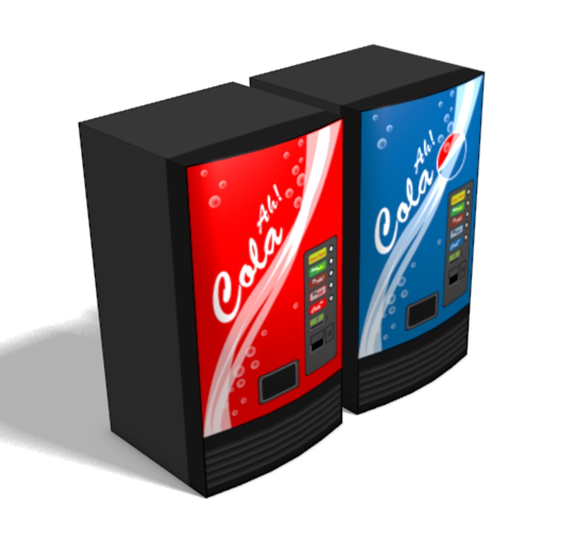 3d Soda Machines Model