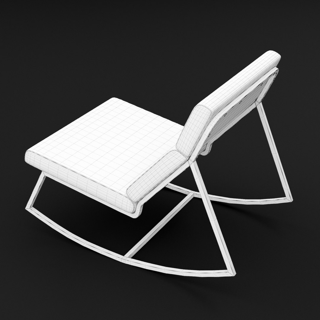 3D chair rocking model - TurboSquid 1508622
