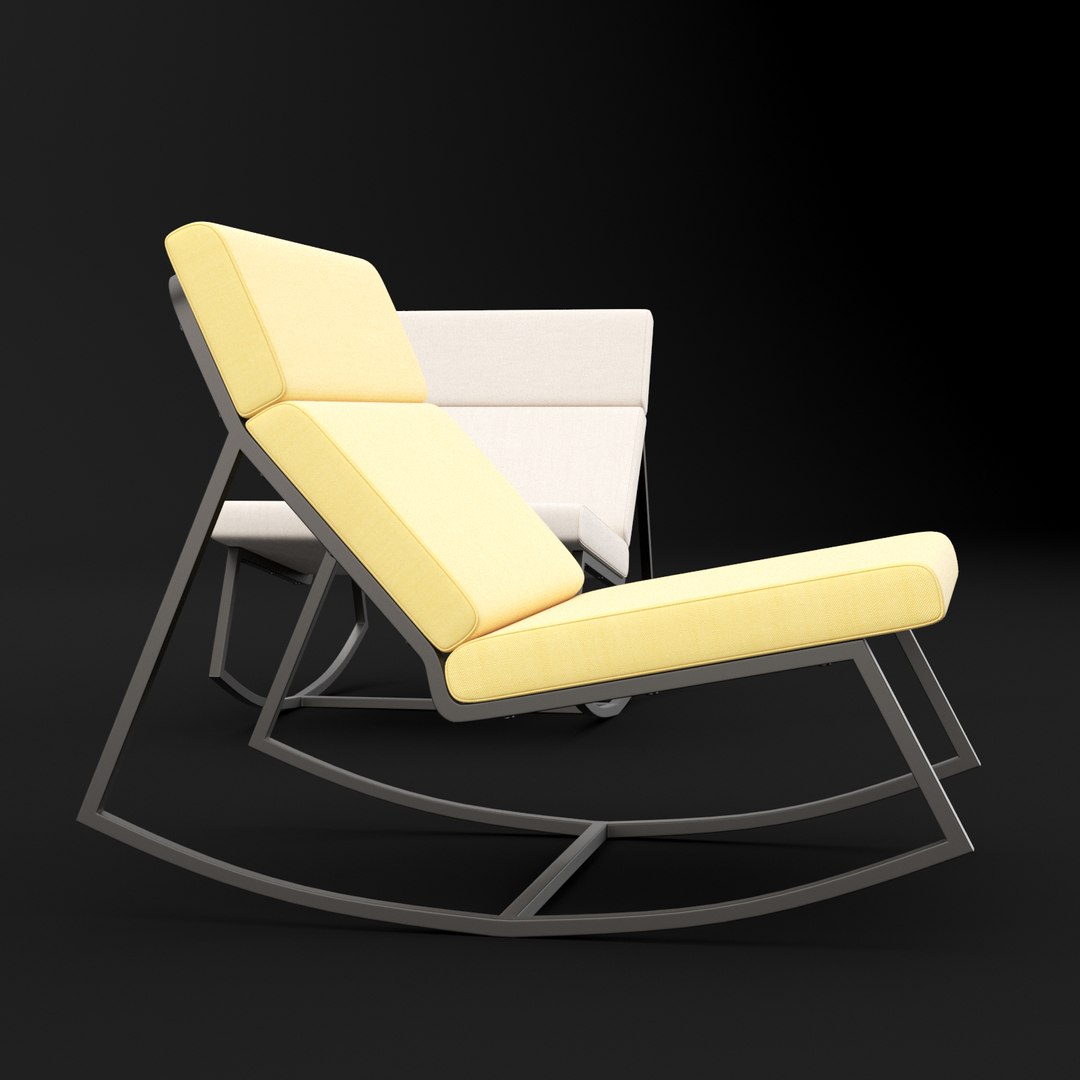 3D chair rocking model - TurboSquid 1508622