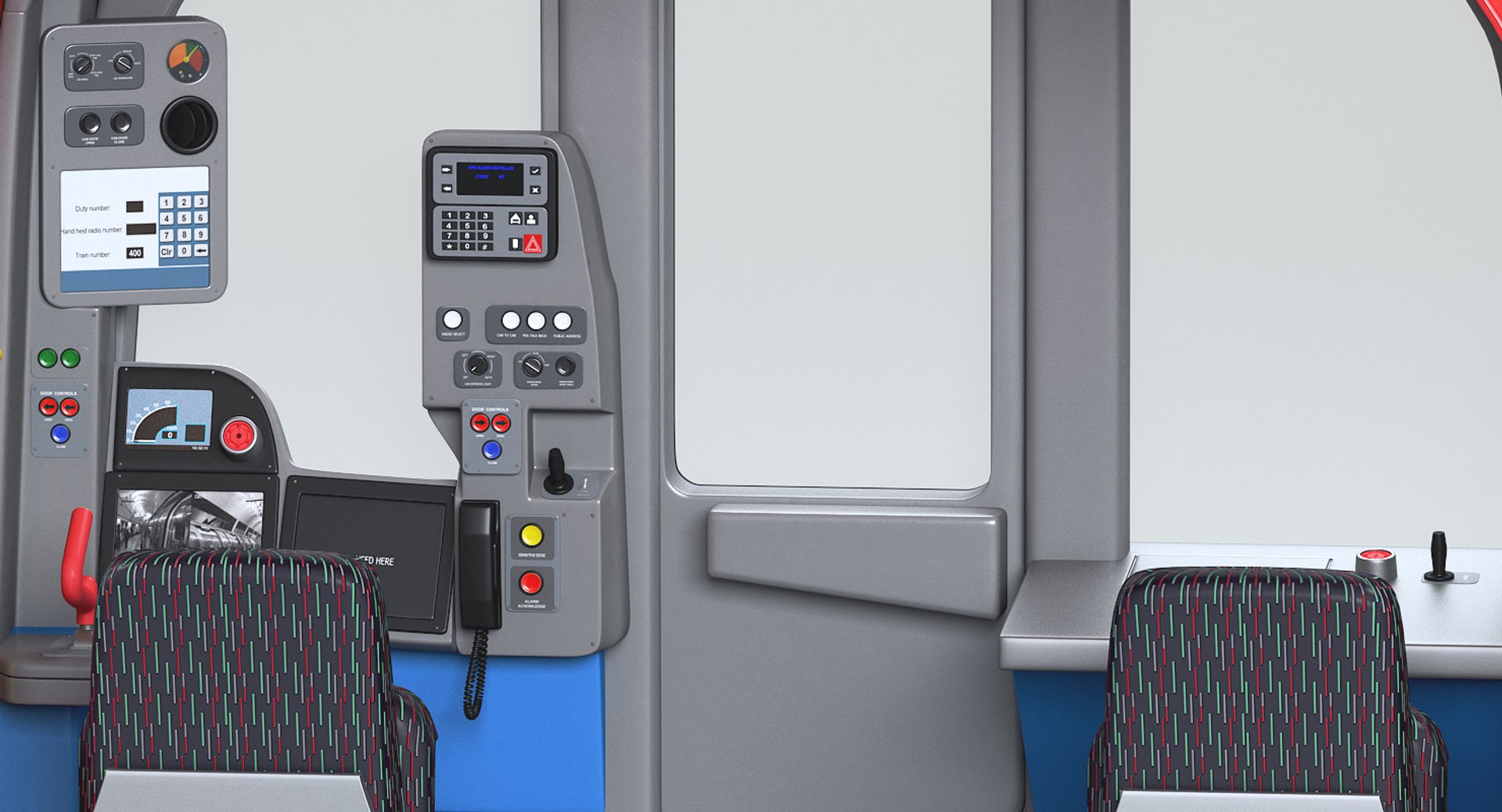 Subway Train Cab 3D Model - TurboSquid 1246204